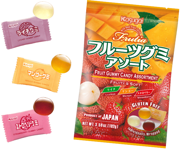 Frutia Gummy Candy - Kasugai Seika - Made in JAPAN