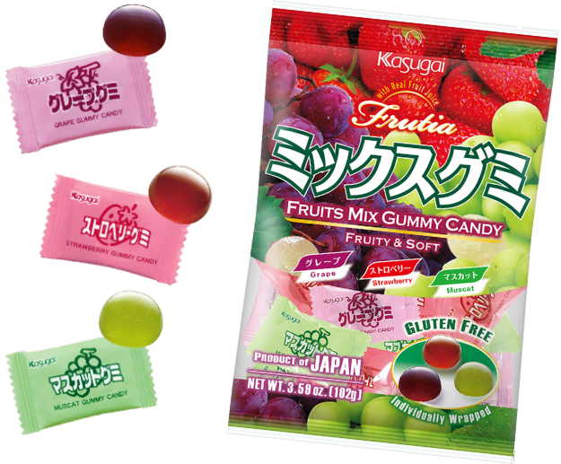 Frutia Gummy Candy - Kasugai Seika - Made in JAPAN